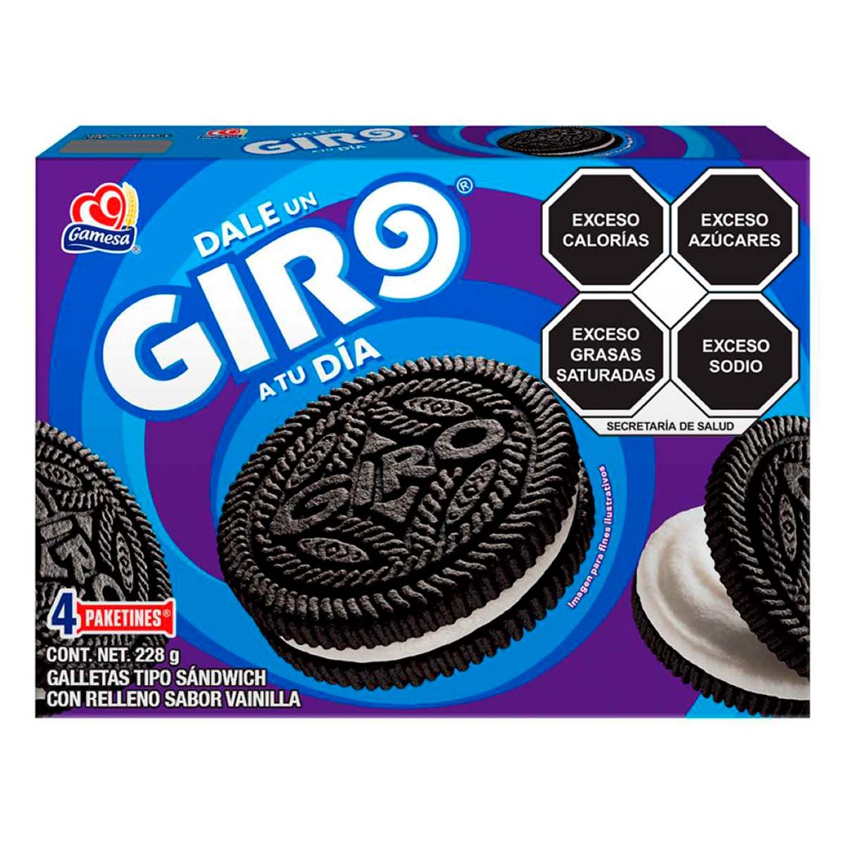 Galleta Gamesa Giro Sándwich 228g – Negocios Punto Click